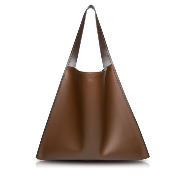 unitude Tela Tote Bag - Brown | Premium Minimalist Leather Tote - Unitude